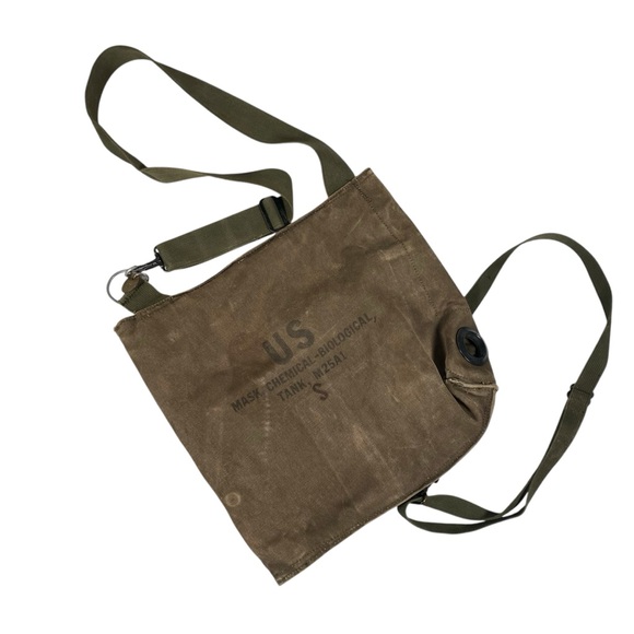 U.S. Army | Bags | Vintage Us Army M25a Gas Mask Bag Canvas Military ...